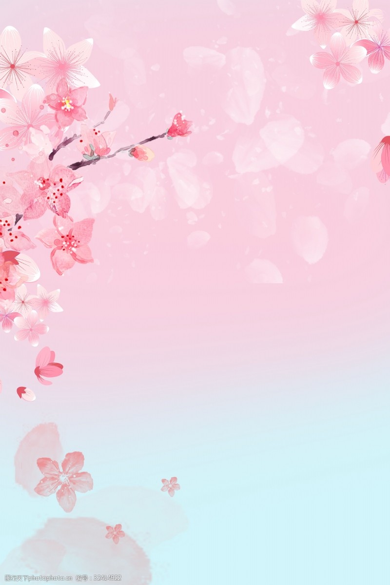 樱花季海报背景图片免费下载_樱花季海报背景素材_樱花季海报背景模板-图行天下素材网