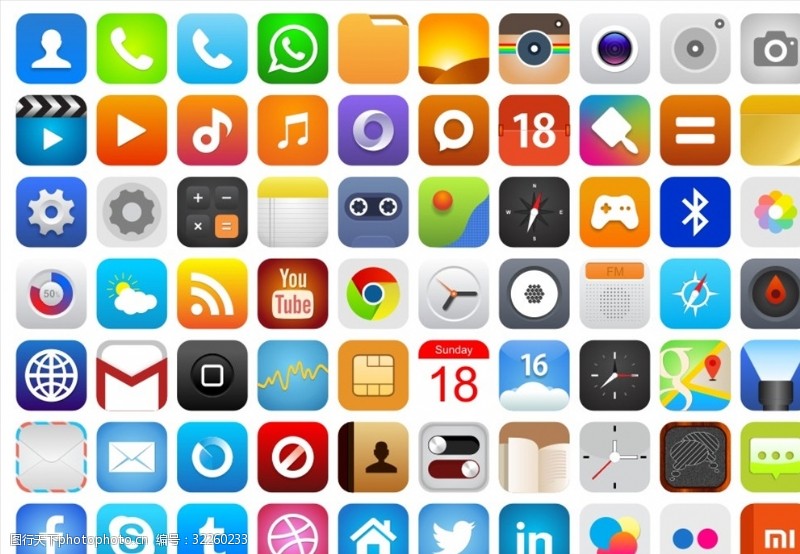 手机icon图标高清图片-第2页-图行天下素材网